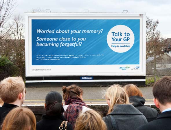 Billboard design project for dementia awareness campaign | Graphic ...